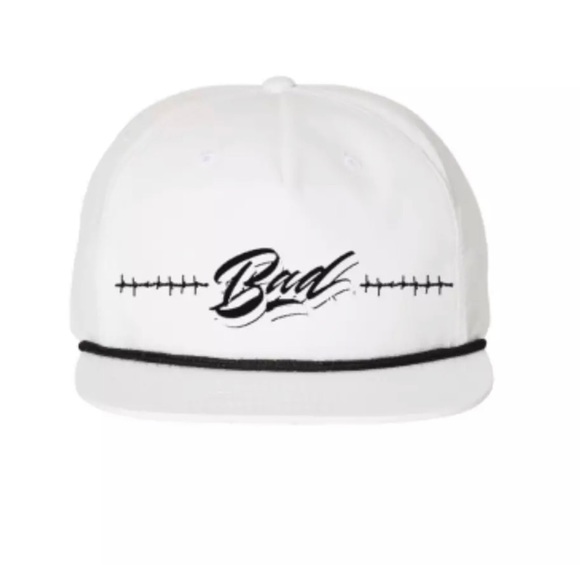 Richardson | Accessories | Bad Barbwire Whiteblack Rope Snapback Hat ...